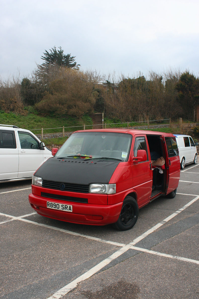 Photos from the March VW T4 Forum meet at Exmouth, Devon